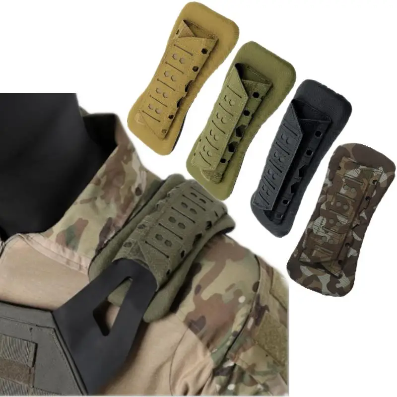 2PCS-Tactical-Shoulder-Pad-Strap-Vest-Comfort-Cushion-Laser-Cutting-Pad ...