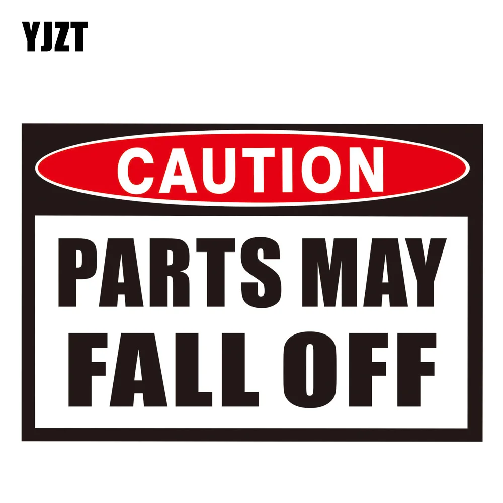 YJZT-15-8CM-10-8CM-CUATION-PARTS-MAY-FALL-OFF-High-quality-Car-Sticker ...