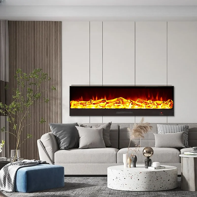 Heating-fireplace-core-electronic-simulation-flame-LED-electric ...