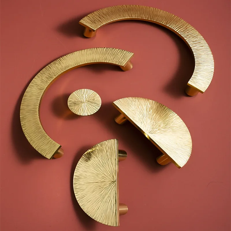 New-Cabinet-Handle-High-end-Creative-Hand-Hammer-Pattern-Flat-Cabinet ...
