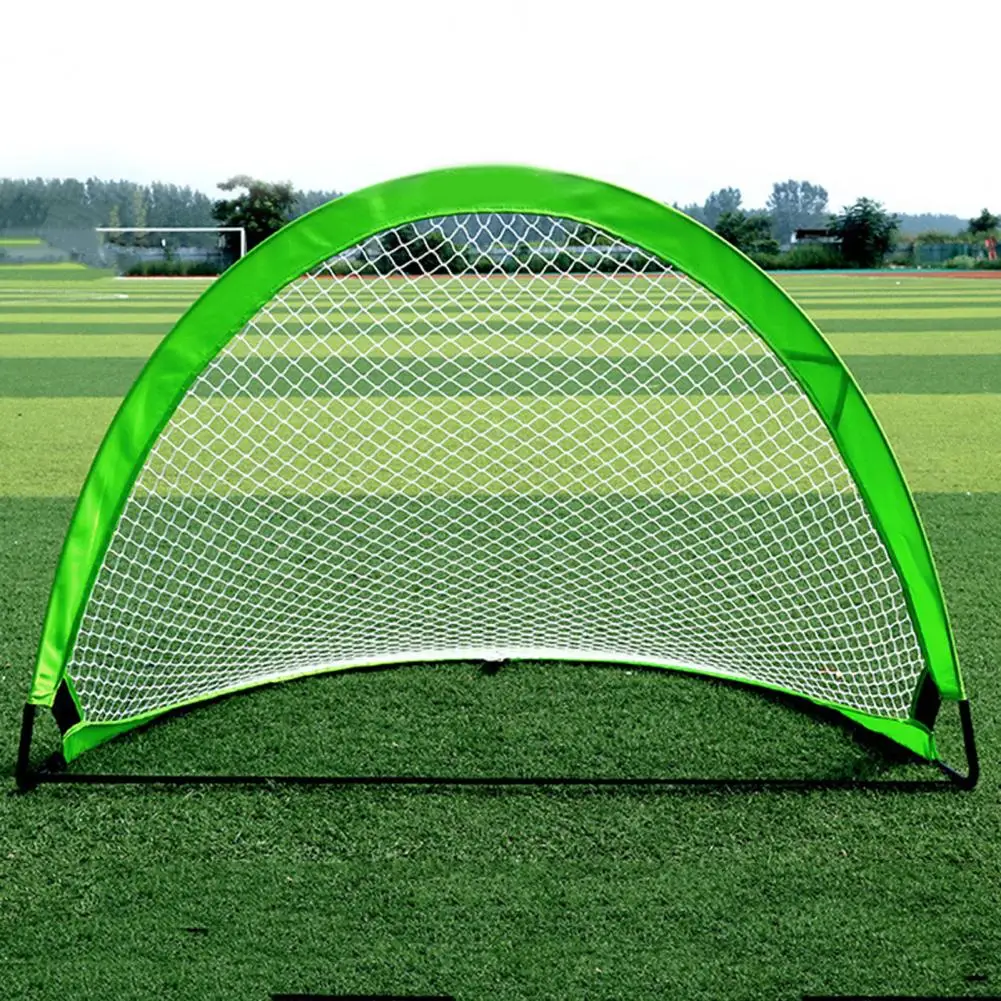 Strong-Indoor-Football-Net-Fiber-Pole-Bracket-Foldable-Soccer-Goal-Net ...