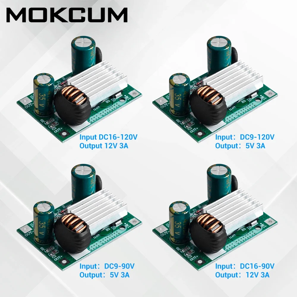 Shop Generic Dc 9-120v To 5-12v 3a Step Down Converter Module Non-Isolated Power Supply Buck ...