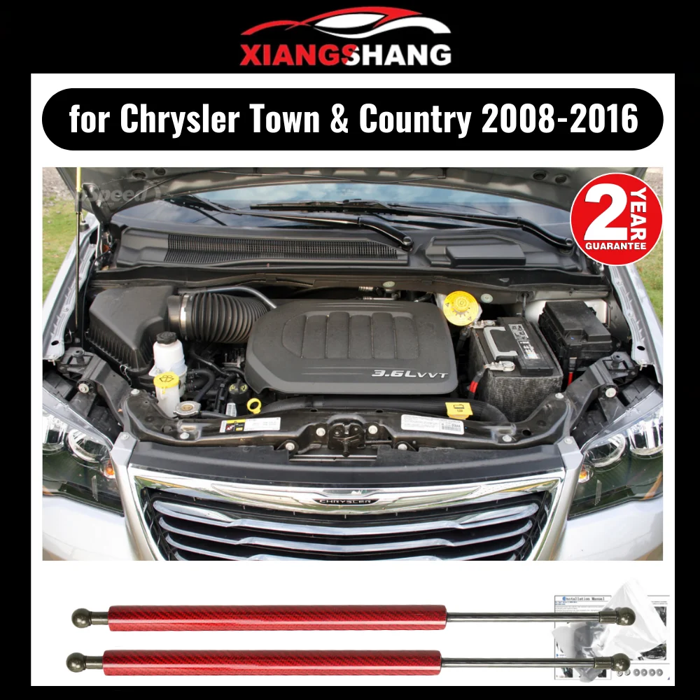 Bonnet Hood Struts for Chrysler Town & Country 2008-2016 Lift Supports ...