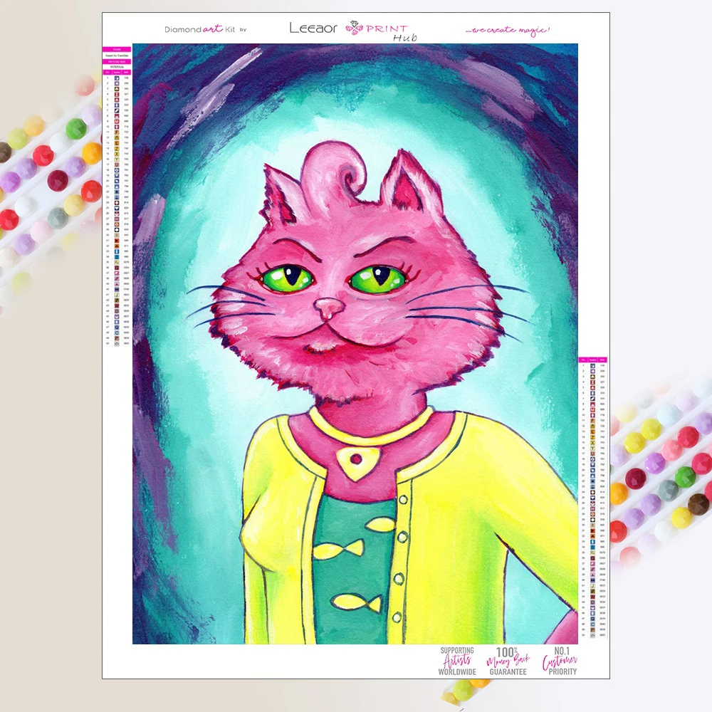 Diamond-Painting-Funny-Animal-Oil-Painting-Creative-Cross-Stitch-Set ...