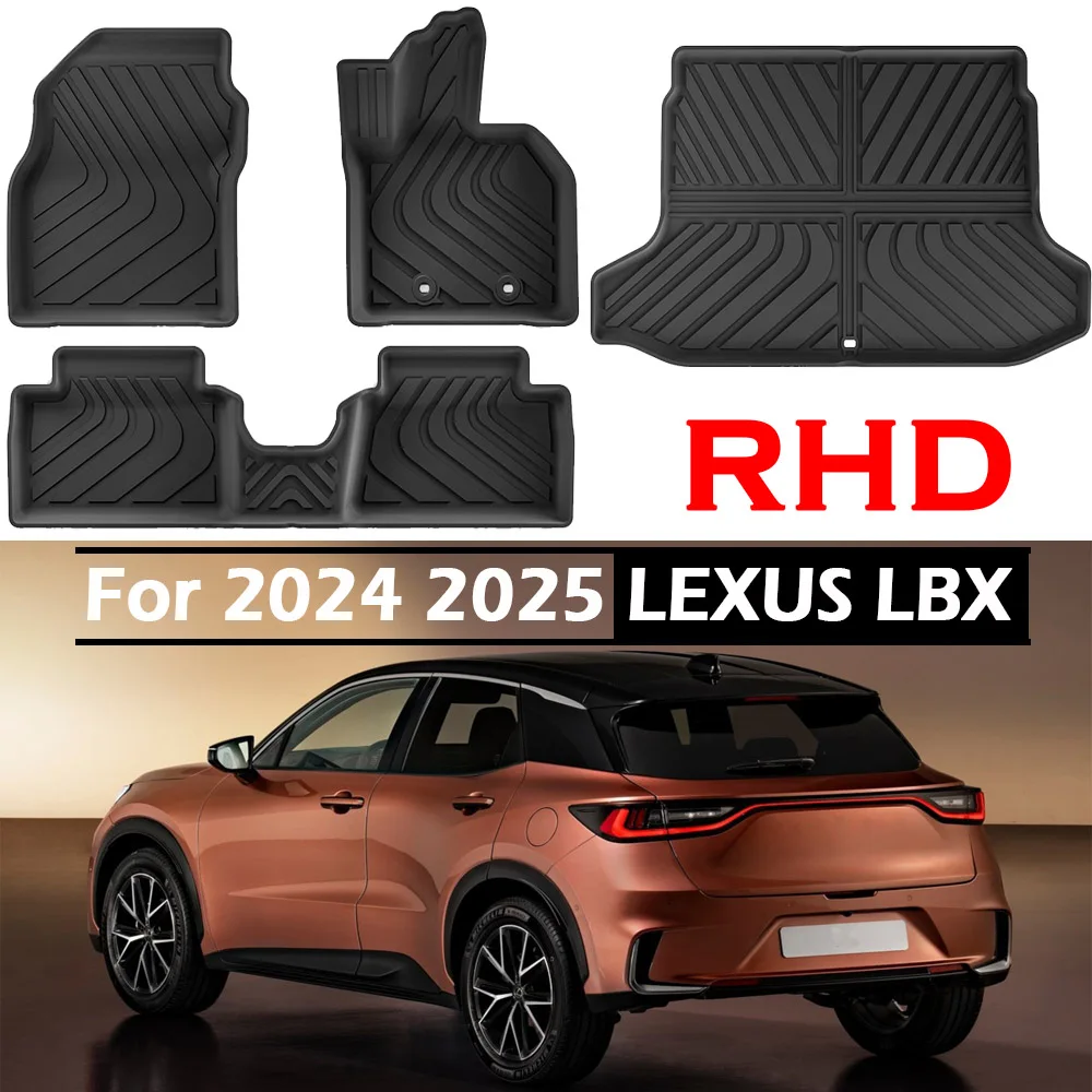 Floor Mats for LEXUS LBX 2024 2025 Hybrid All Weather Waterproof Front ...