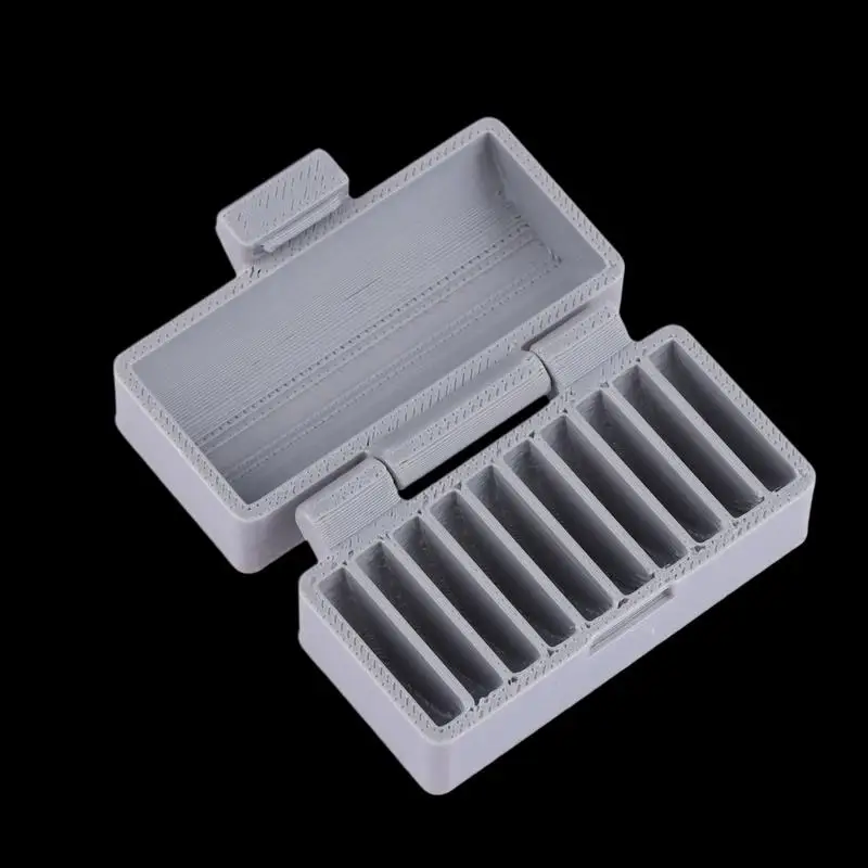 10-Hole CR2032/CR2025 Battery Box Coin Cell Battery Storage Case ...