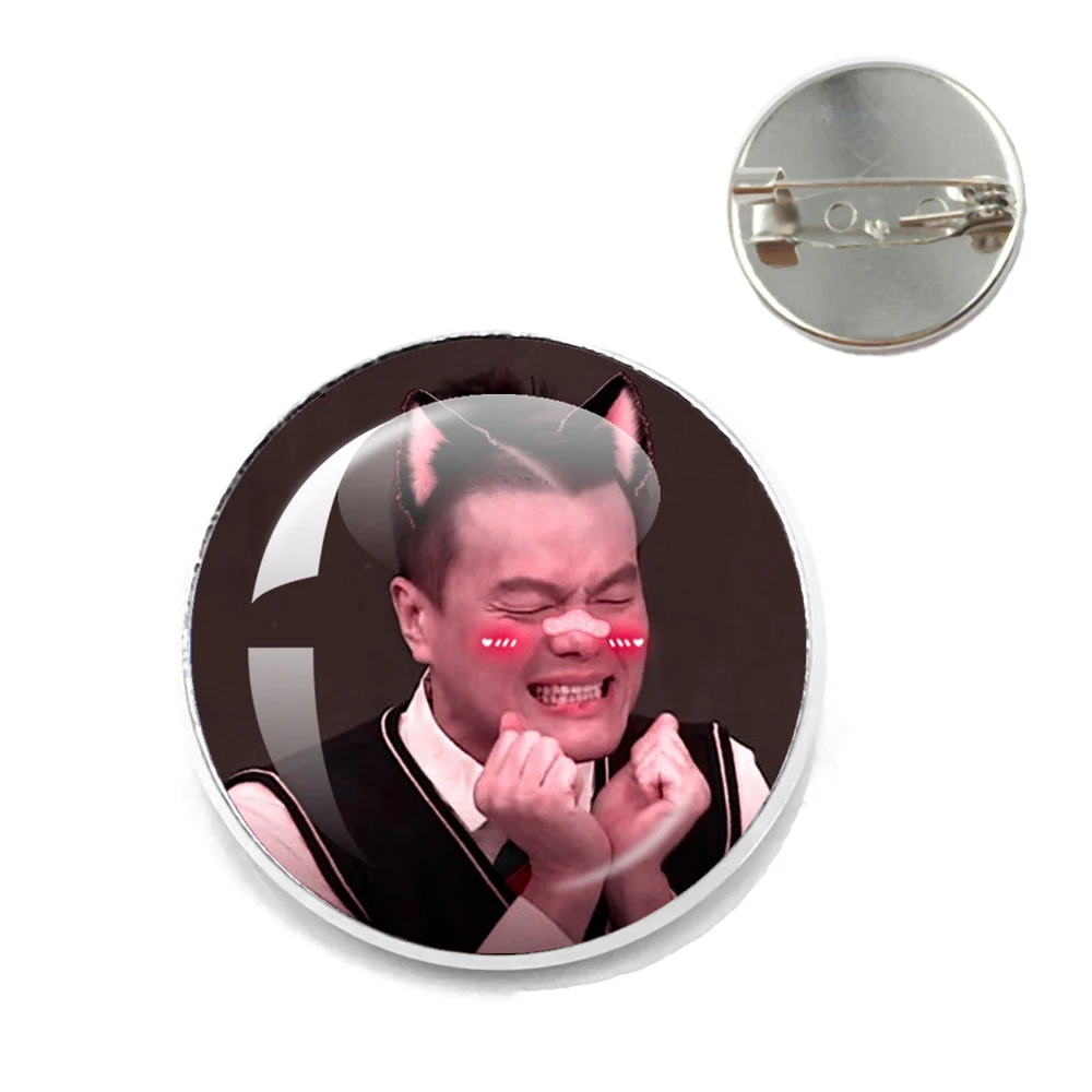 Funny Jyp Meme Pin Lover Lapel Pin Gift Brooch Clothes Glass Dome Badge Hat Decor Cute Brooch ...