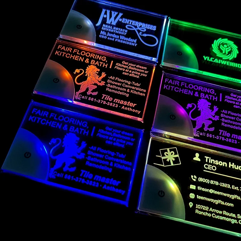 Wholesale-50Pcs-Glowing-Business-LED-Night-light-DIY-Personalized ...