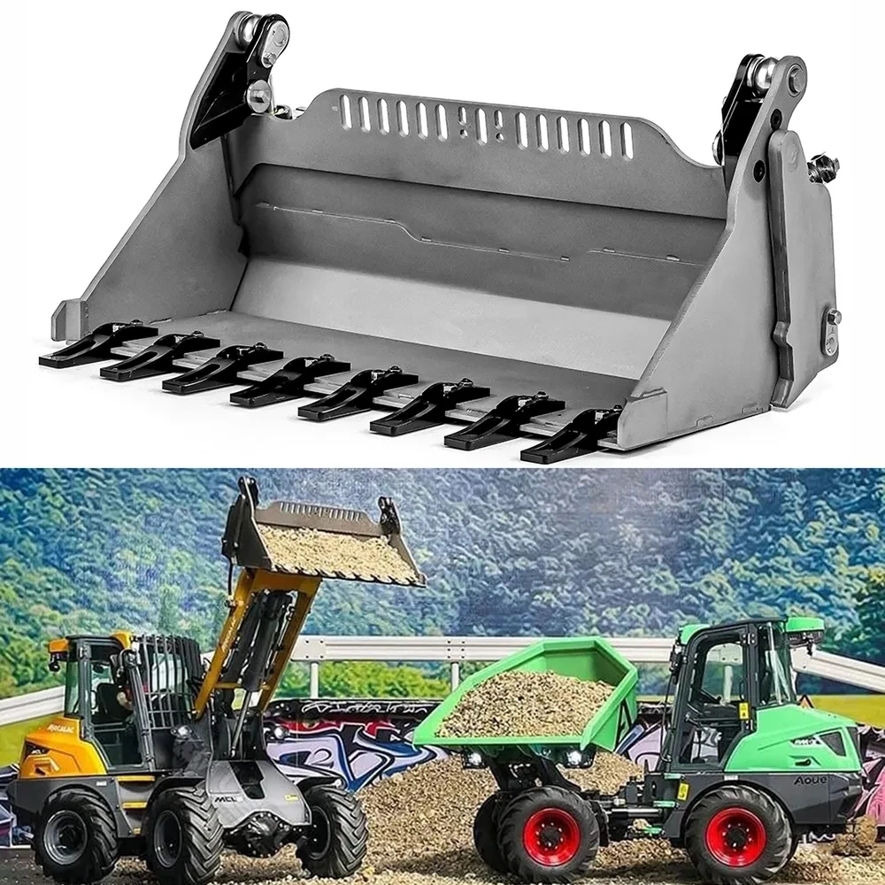 LESU-1-14-Metal-Openable-Bucket-Kits-for-RC-Hydraulic-Loader-AOUE-MCL8 ...