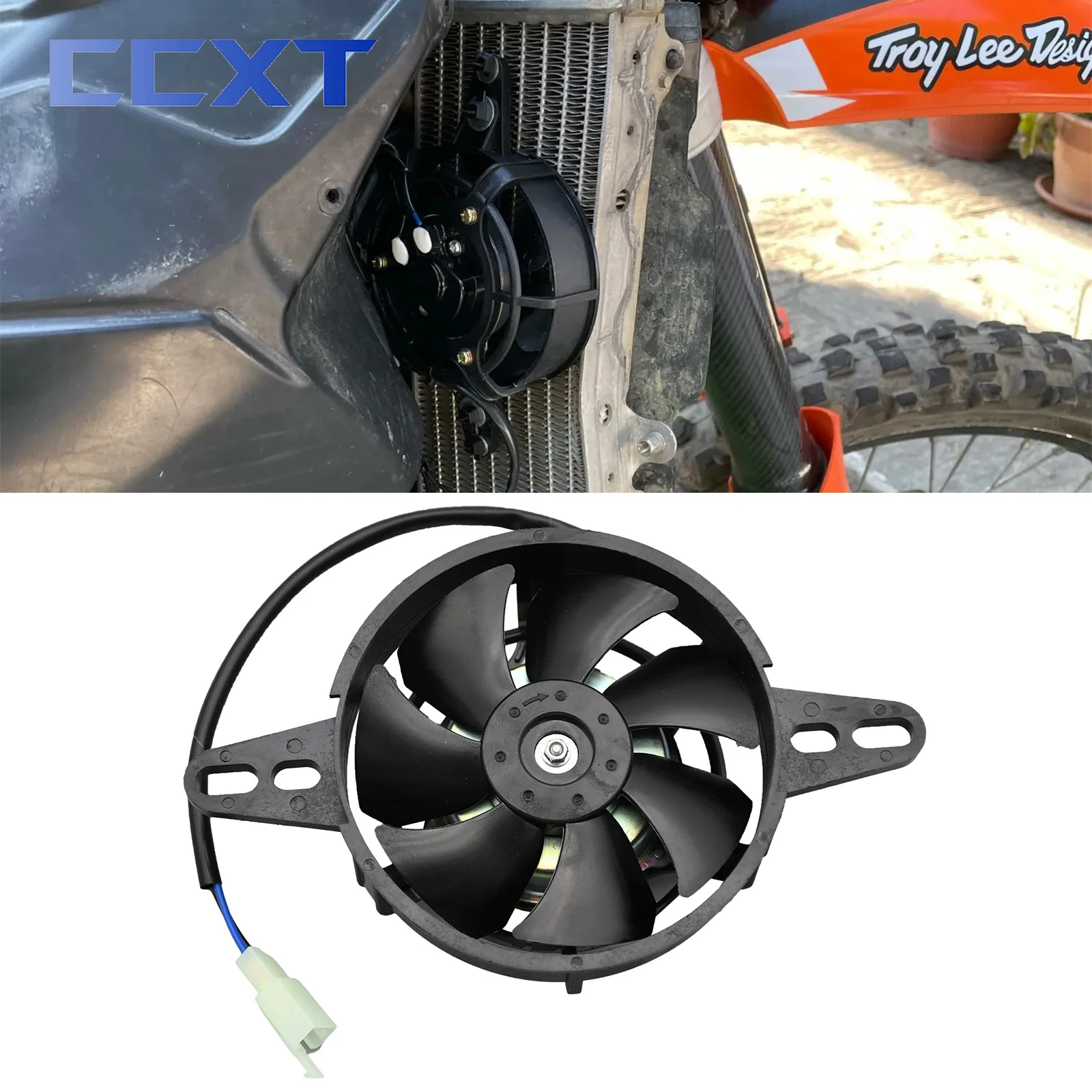 12V-Motorcycle-Cooling-fan-Oil-Cooler-Engine-Electric-Radiator-For ...