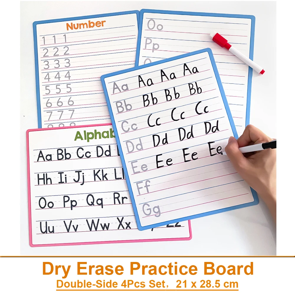 Dry-Erase-Handwriting-Tracing-Practice-Board-for-Kids-Write-and-Wipe ...