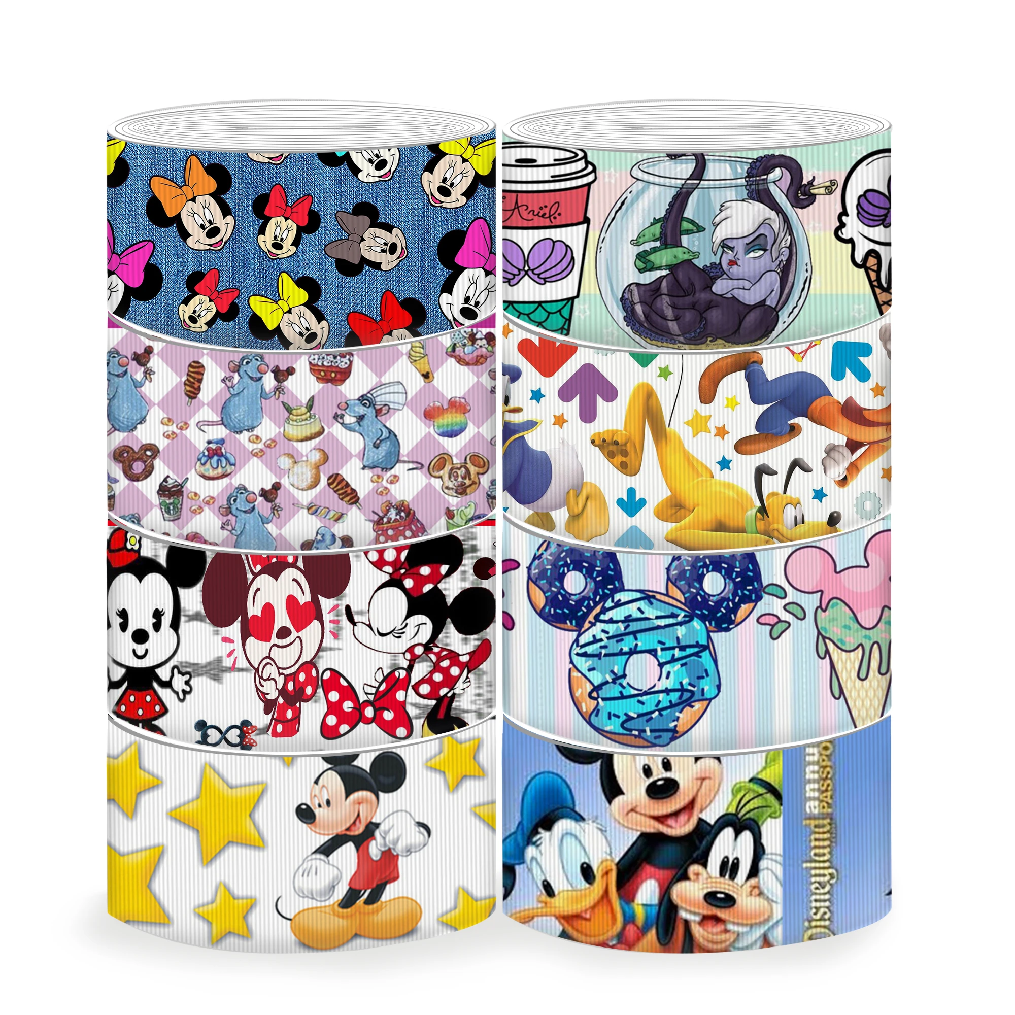 Mickey Minnie Grosgrain Ribbon | Mickey Mouse Grosgrain Ribbon - Disney ...