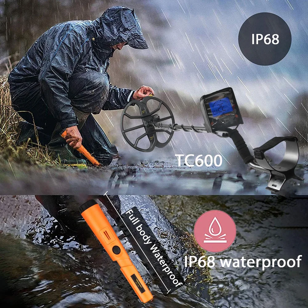 2023 Új Pro Pospointing Pointer Fémdetektor Gp-Mutató Arany Célfém Detektor Statikus Riasztás ...