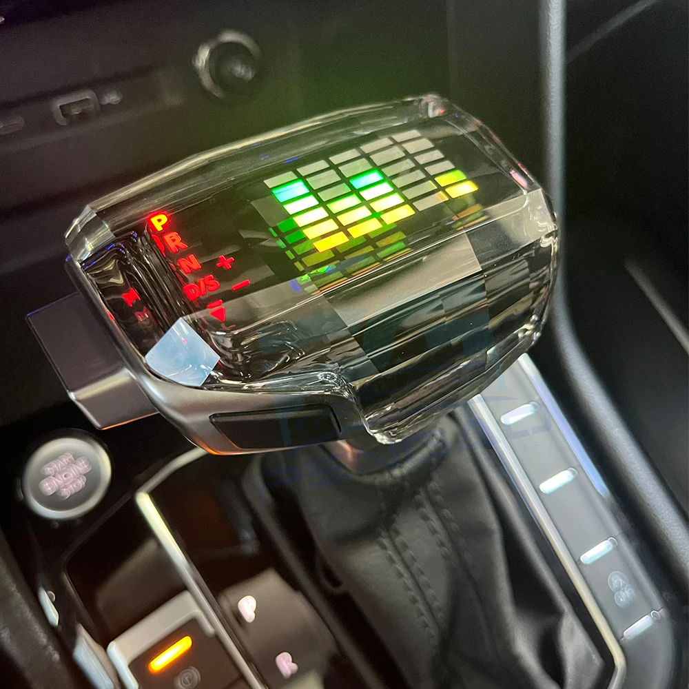 Electronics Shift lever Music LED Shift knob For Volkswagen Golf Mk6 ...