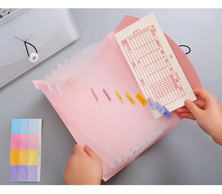 Organisateur tiroir,Sacs de rangement multifonctions B5 PP, 13 grilles ...