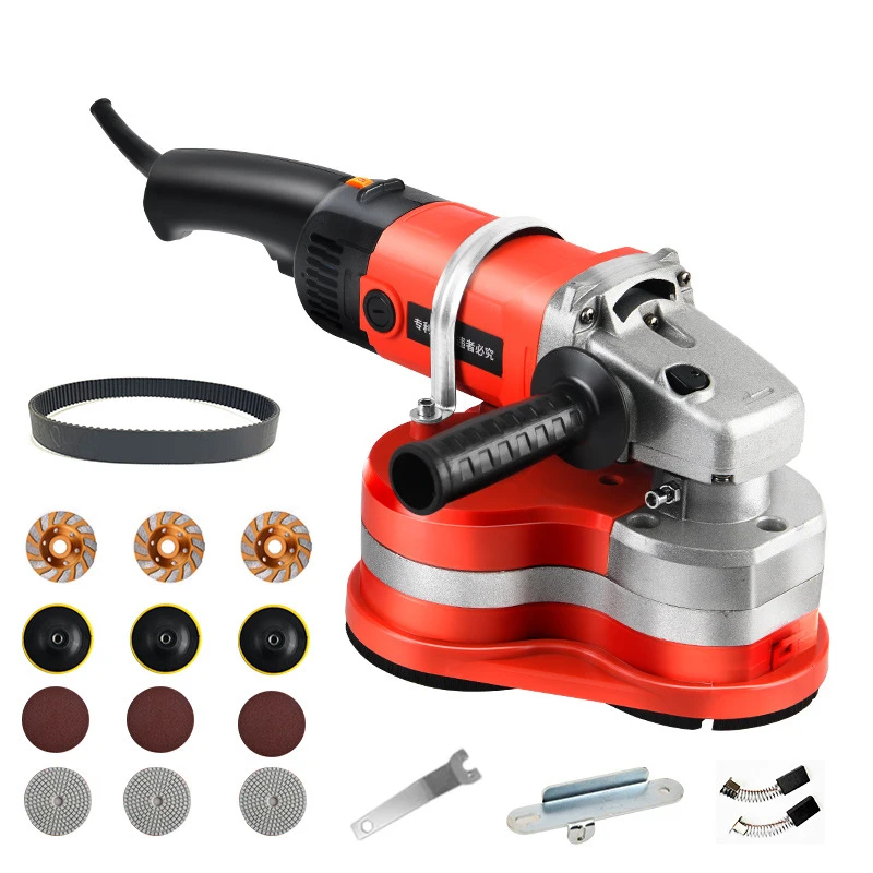 Handheld Three-Head Dust-Free Sanding Machine Concrete Grinder for ...