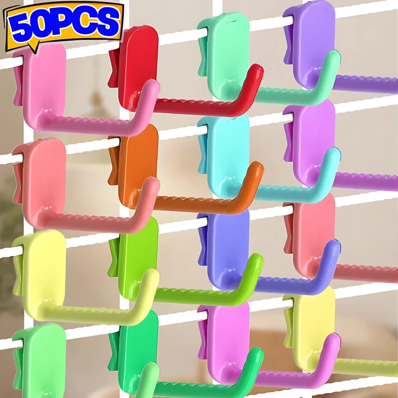 Metal Mesh Panel Hangers Clothes Wall Hanging Hooks Supermarket Display ...