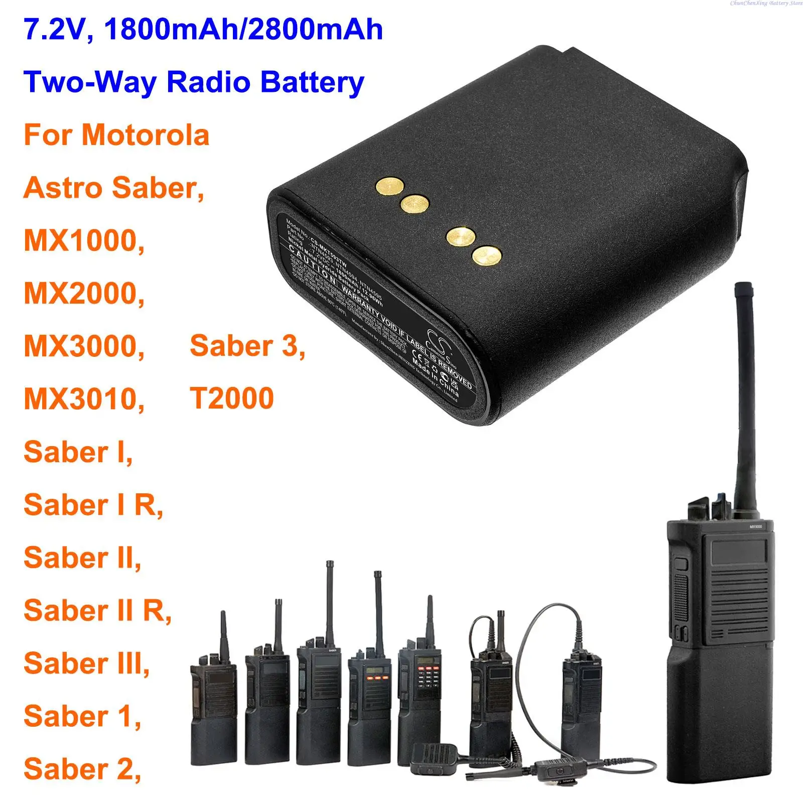 Cameron-Sino-1800mAh-2800mAh-Two-Way-Radio-Battery-for-Motorola-MX1000 ...