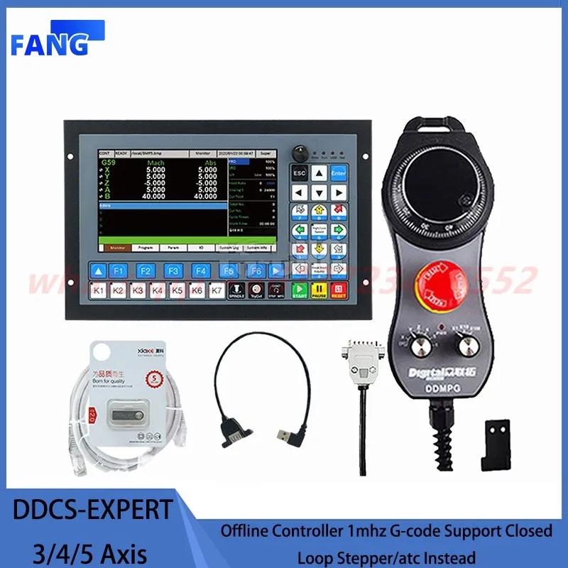 The Latest Version Ddcs Expert V2 3 4 5 Axis Offline Controller 1mhz G Code Support