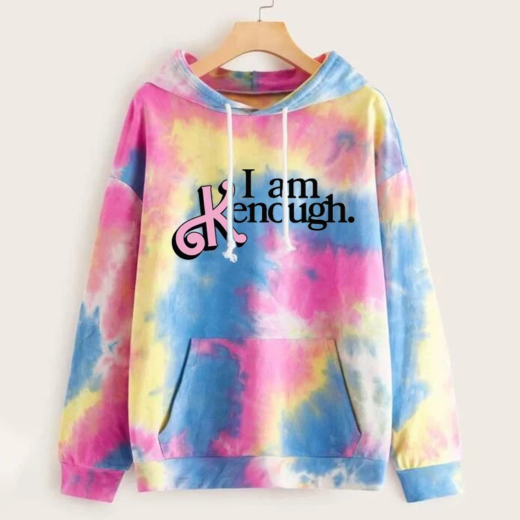 I-Am-Kenough-Hoodie-Merch-Tie-Dye-Hoodie-Fmaterial-object-Streetwear-I ...