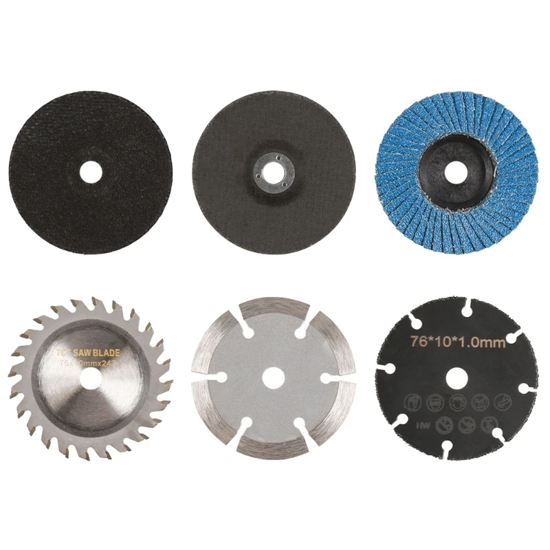 6Pcs-75mm-3-Cutting-Disc-Grinders-Metal-Circulars-Disc-Grinding-Wheel ...