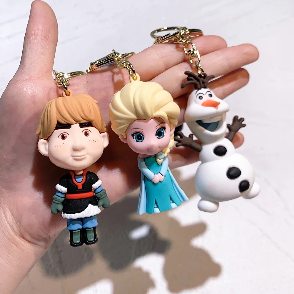Disney-Cartoon-Anime-Frozen-Princess-Elsa-Pendant-Keychain-Car-Key ...