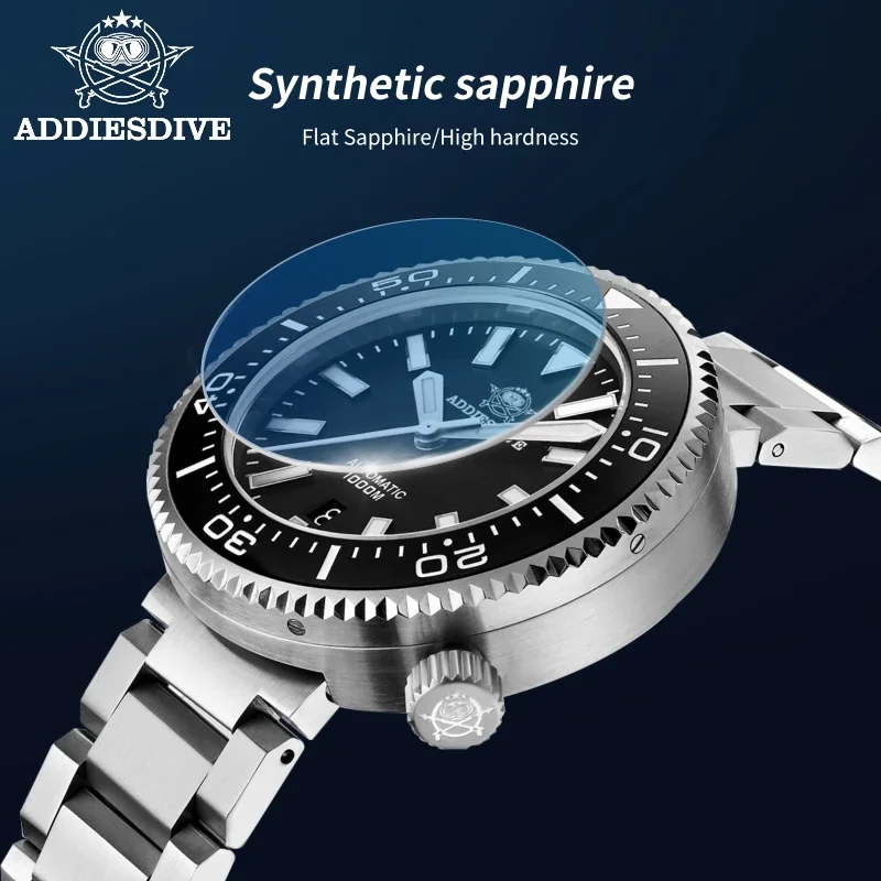 ADDIESDIVE Diving Watch 1000m Waterproof NH35 Automatic Mechanical ...