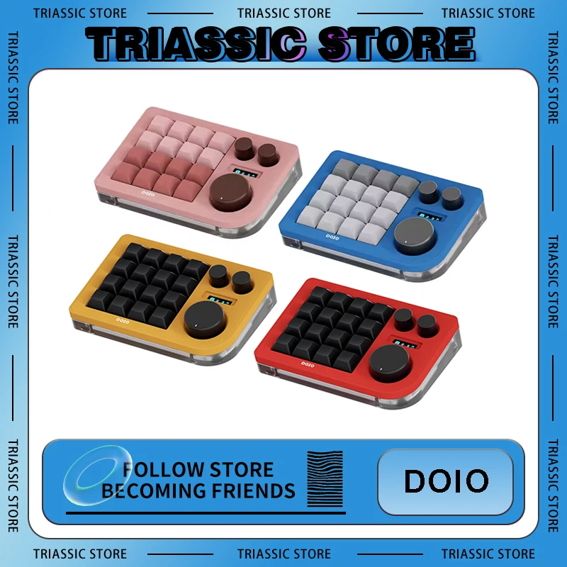 Doio-16-Keys-Keyboard-Kb16b-02-Retro-Mechanical-Bluetooth-Dual-Mode ...