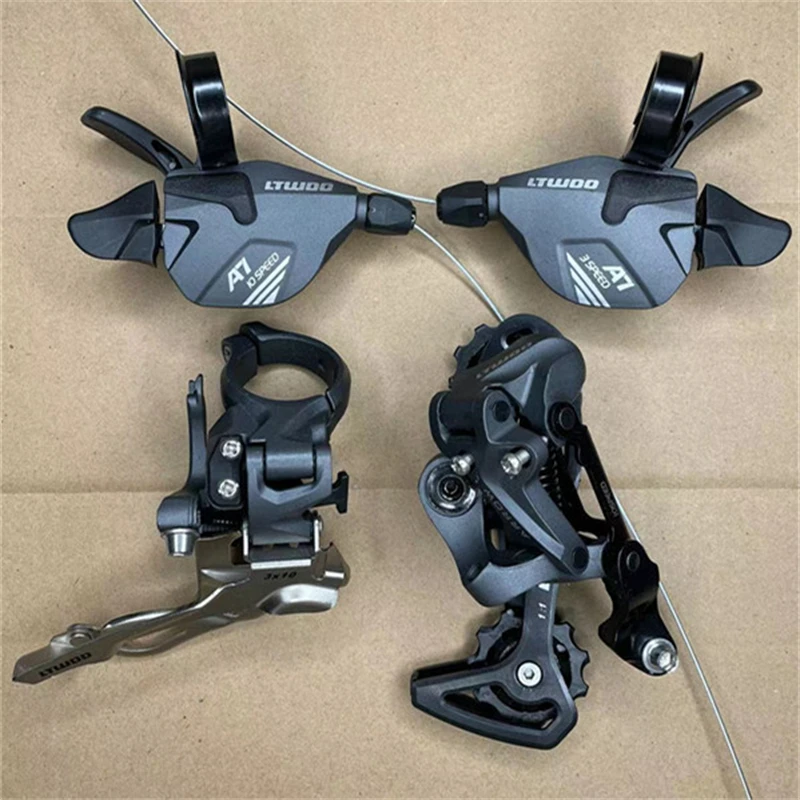 LTWOO A7 산악 자전거 변속 레버, 전방 및 후방 변속기, 3/10 단 EIEIO 변속기 키트, 자전거 부품 변속기 그룹 ...