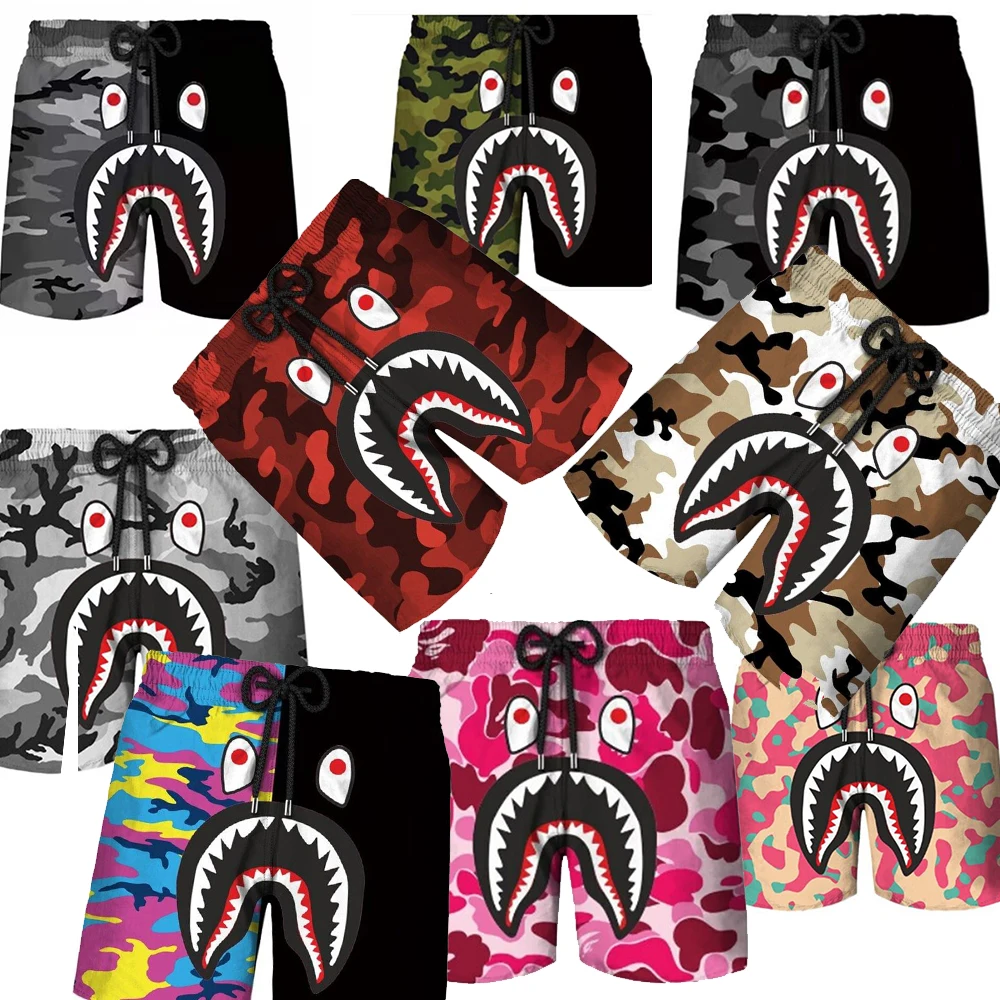 2023-New-Bapes-Men-s-3D-Printed-Camo-Shorts-Men-s-and-Women-s-Informal ...