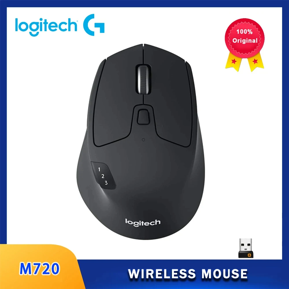 Logitech-M720-Triathlon-Multi-Device-Wireless-Mouse-Bluetooth-USB ...