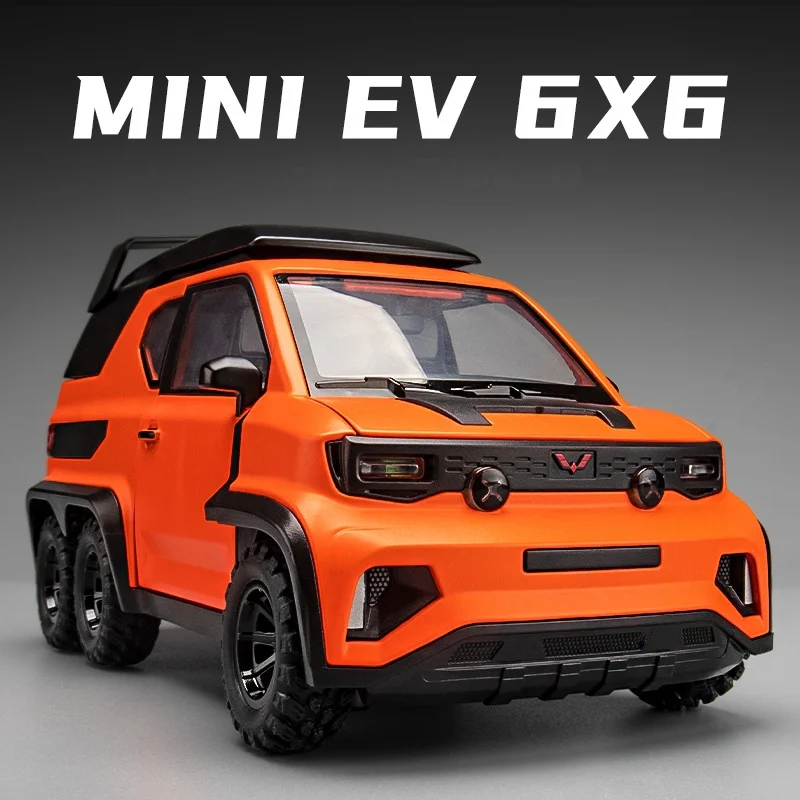 Wuling Hongguang Mini EV Pickup Truck Model 1:18 Alloy