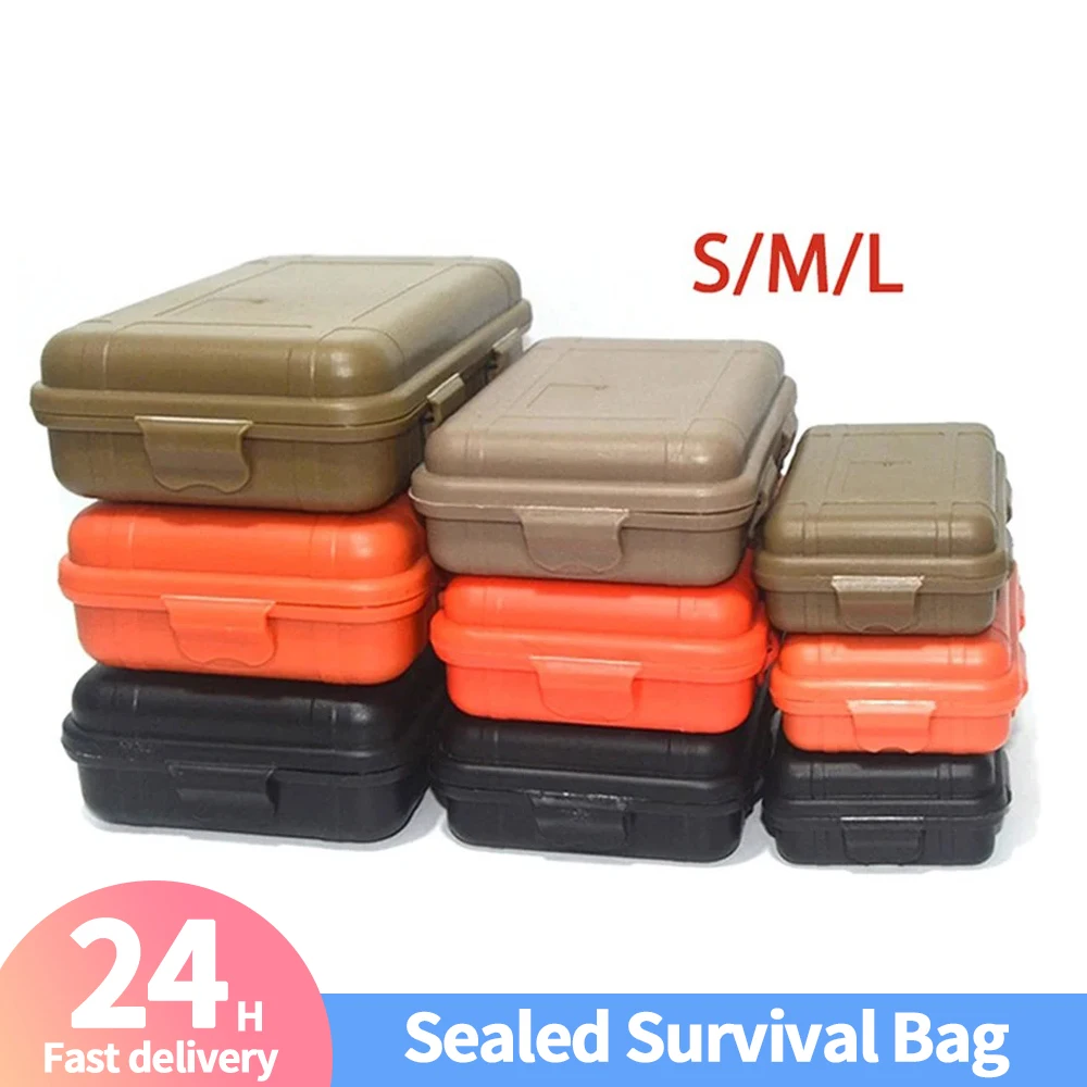Outdoor-Survival-Box-Container-Portable-Travel-Storage-Box-Waterproof ...