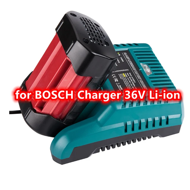 For BOSCH 36V Charger Rechargeable Batteries Li-ion