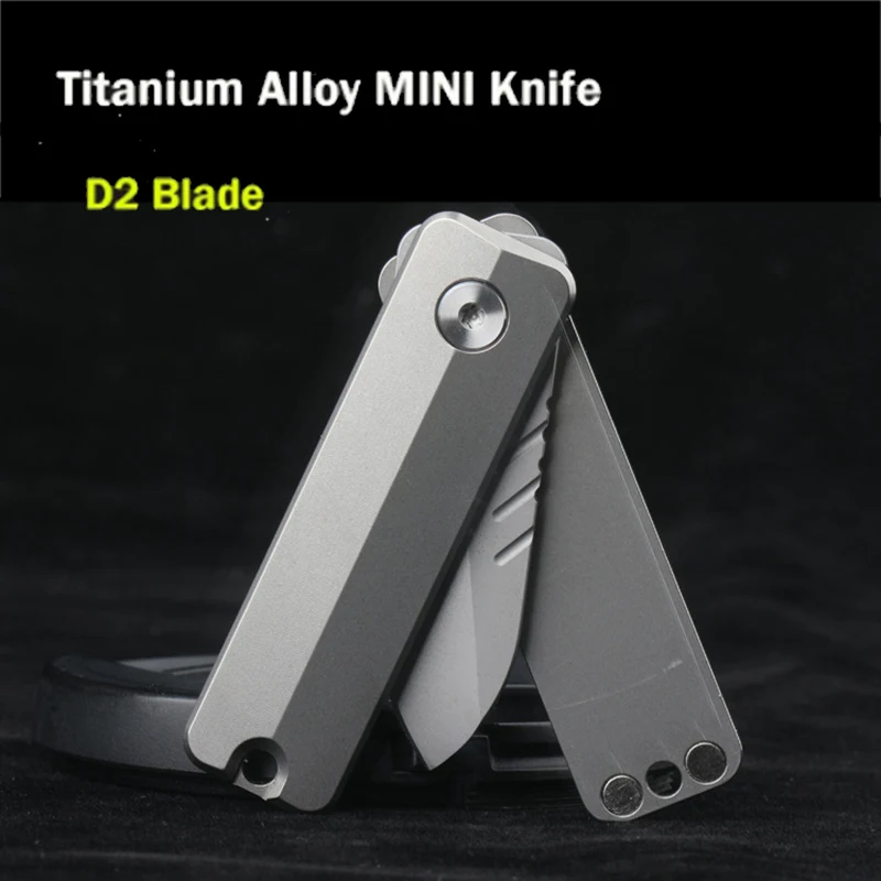 D2-Blade-Titanium-Alloy-MINI-Gear-Folding-Knife-Multifunctional-Outdoor ...
