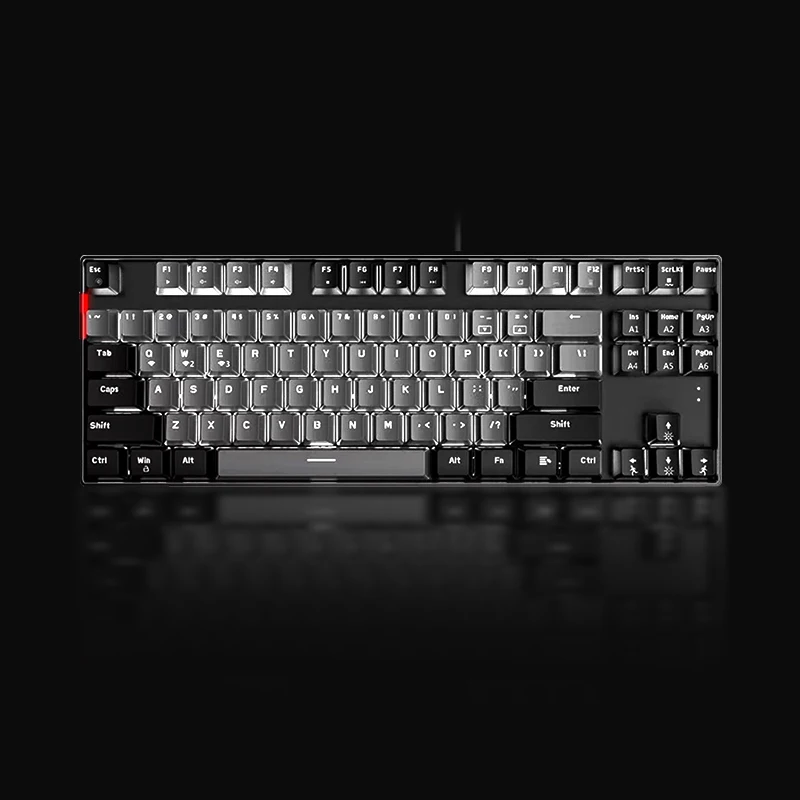 Black-And-Gray-Combination-Bluetooth-Wired-Dual-Mode-Switch-87-Keys-Hot ...