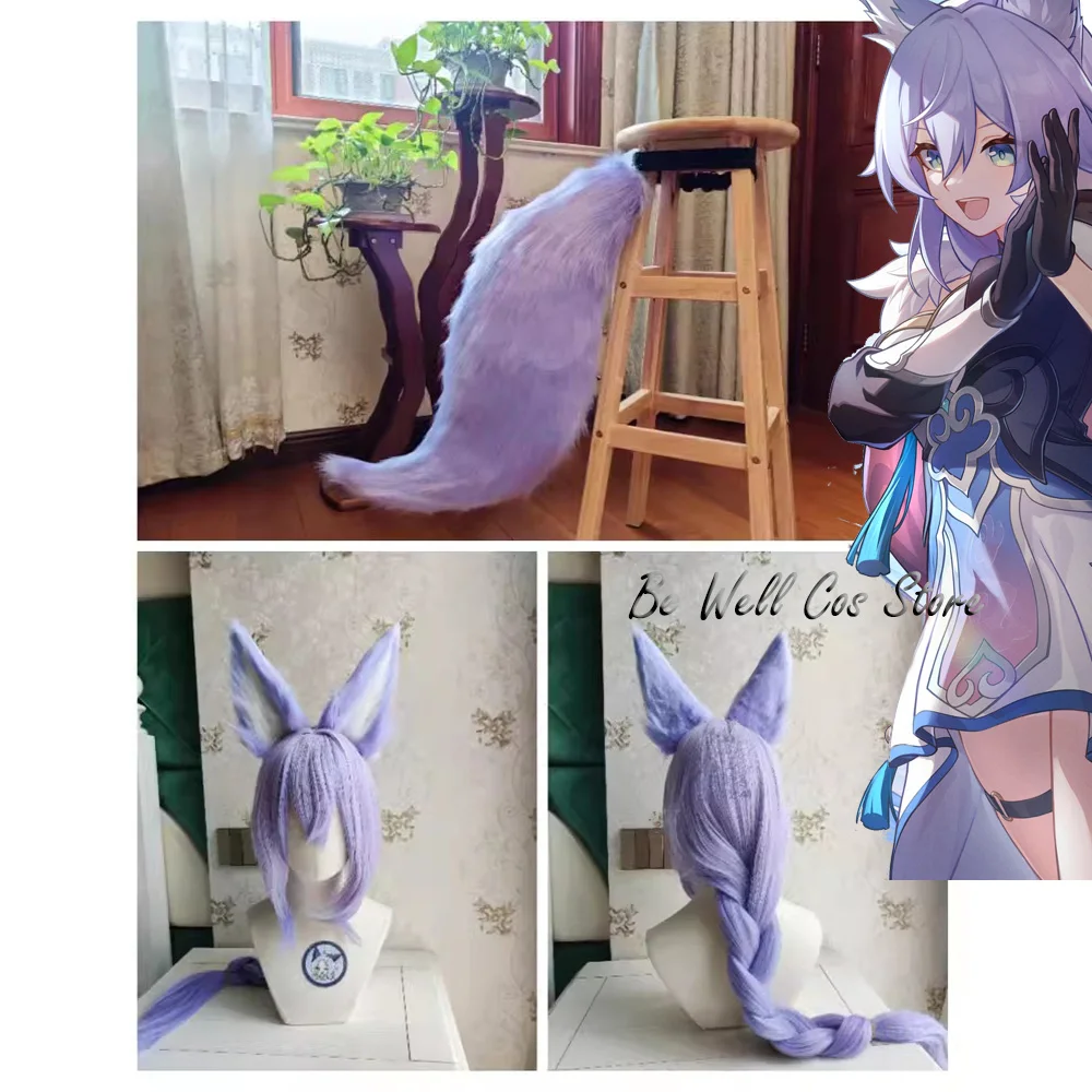 Baiheng-Cosplay-Tail-Honkai-Star-Rail-Bai-Heng-Cosplay-Tail-Ear-For ...
