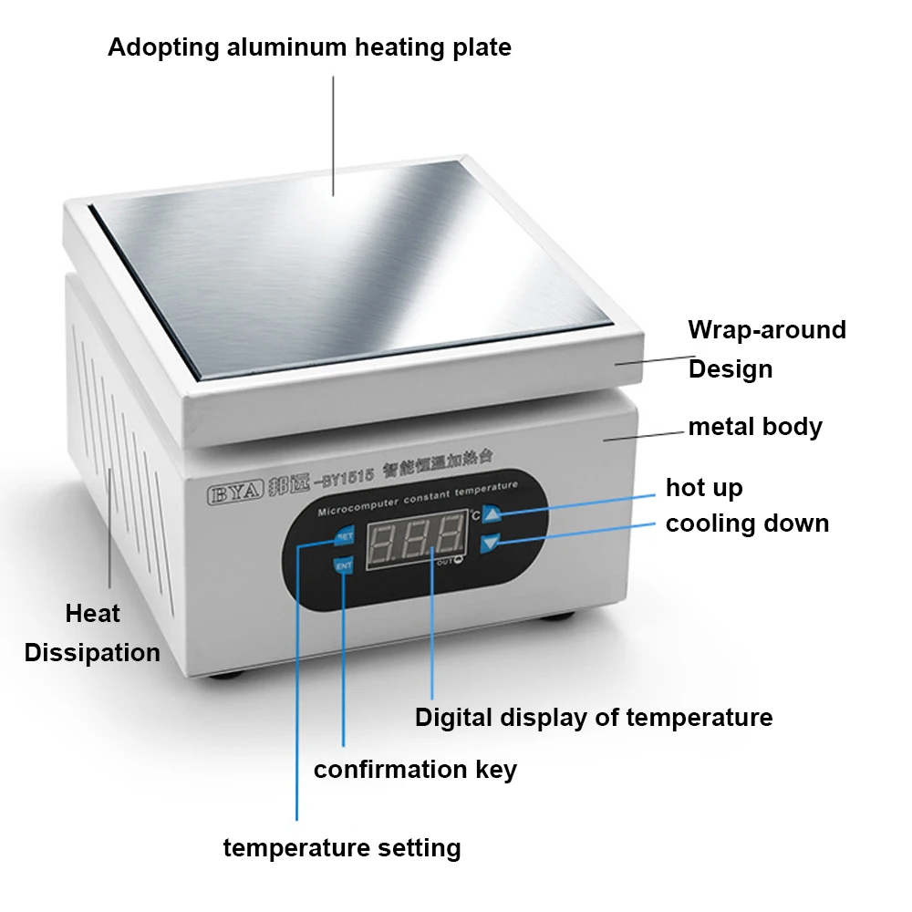 Heating Station Digital Preheating Platform Electronic Hot Plate ...