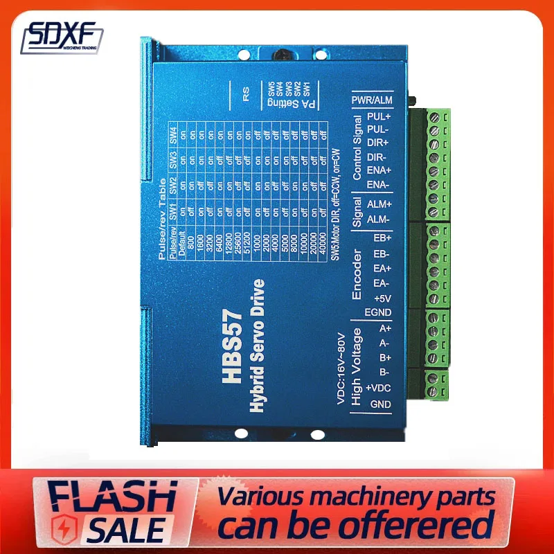 HBS57 드라이버 NEMA23 폐 루프 스테퍼 모터 드라이버 HBS57 하이브리드 서보 16 80VDC| | - AliExpress