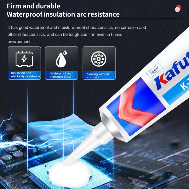 Alta qualidade 45g kafuter silicone adesivo industrial K 704 704b rtv borracha de silicone ...