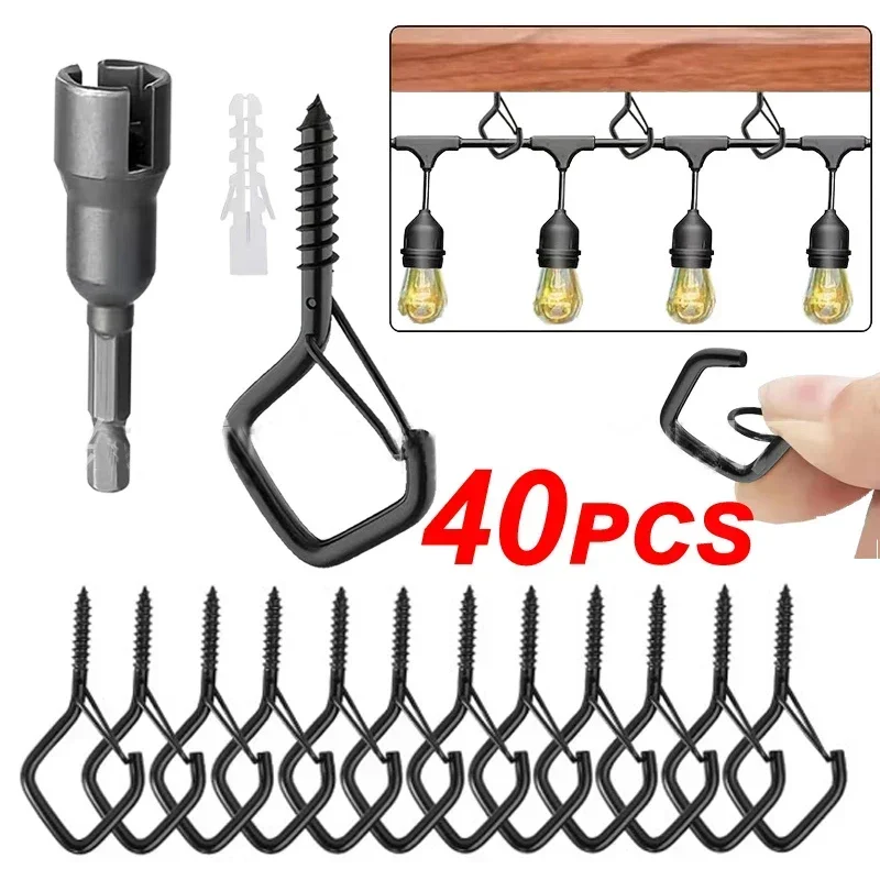 Q Type with Spring Buckle Hook Sheep Eye Nail Hook Question Mark Shaped ...