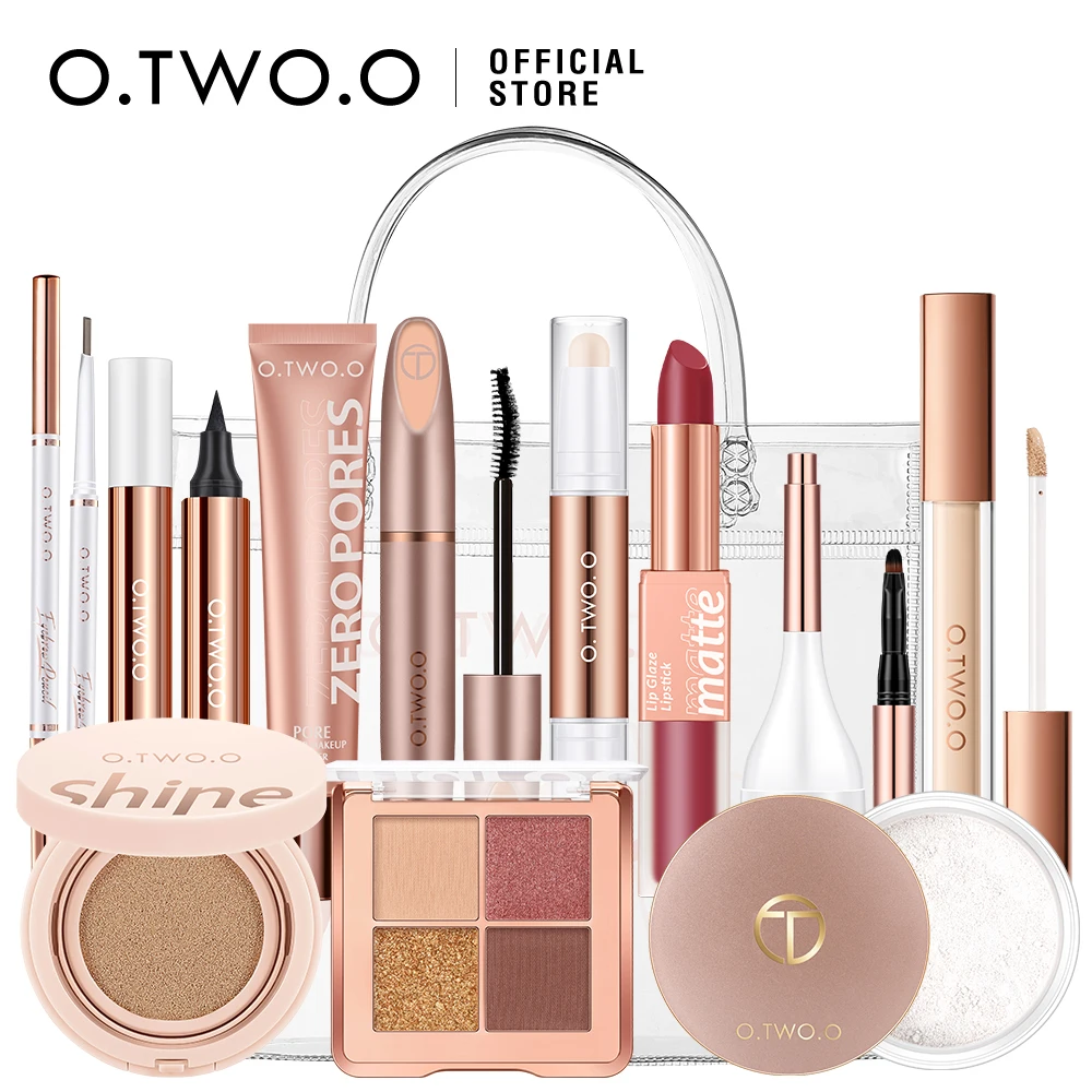 O-TWO-O-Full-Makeup-Set-10-12-16-pcs-Cosmetics-Kit-Mascara-Eyeliner ...