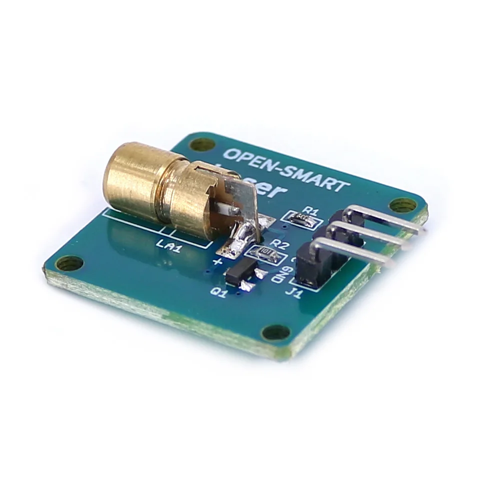 OPEN-SMART 5V 650nm Laser Sensor Module 6mm Red Laser Dot Diode Copper ...