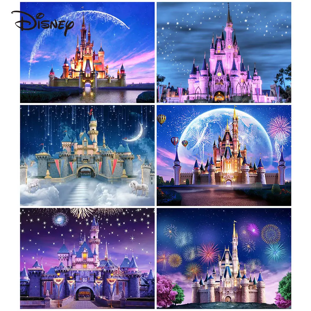 Disney-Castle-Diamond-Embroidery-House-Full-Square-Round-Painting ...