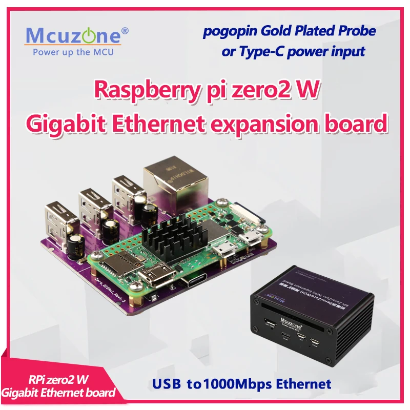 Raspberry pi zero2 W Gigabit Ethernet expansion board USB to Ethernet ...