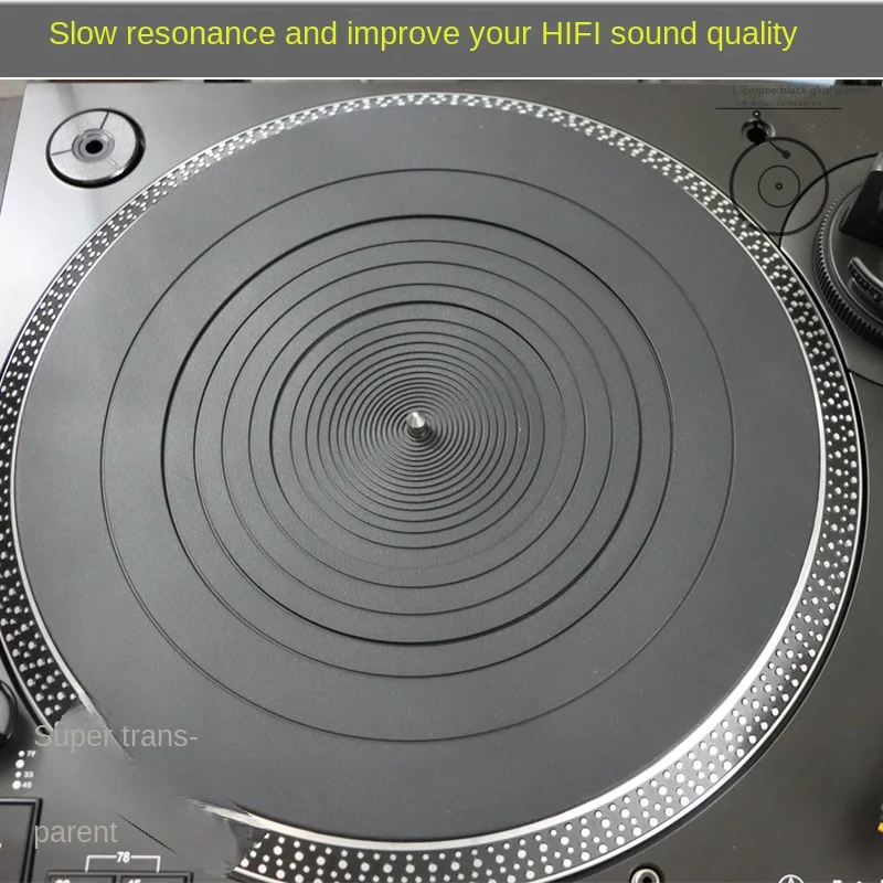 HAOTLP-Universal-Silicone-Turntable-Platter-Mat-Turntable-Mat-para-Audi ...