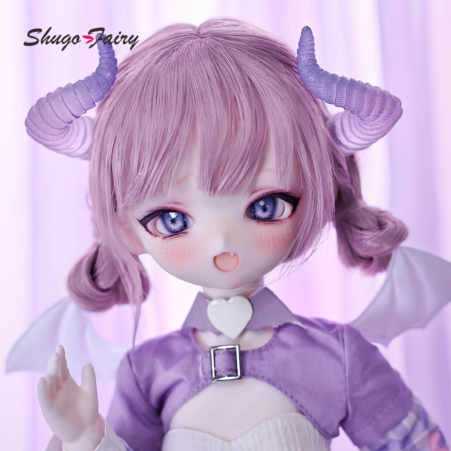ShugaFairy DevilA Bjd Doll 1/4 Unique Chrismas Gift Transparent Tail ...