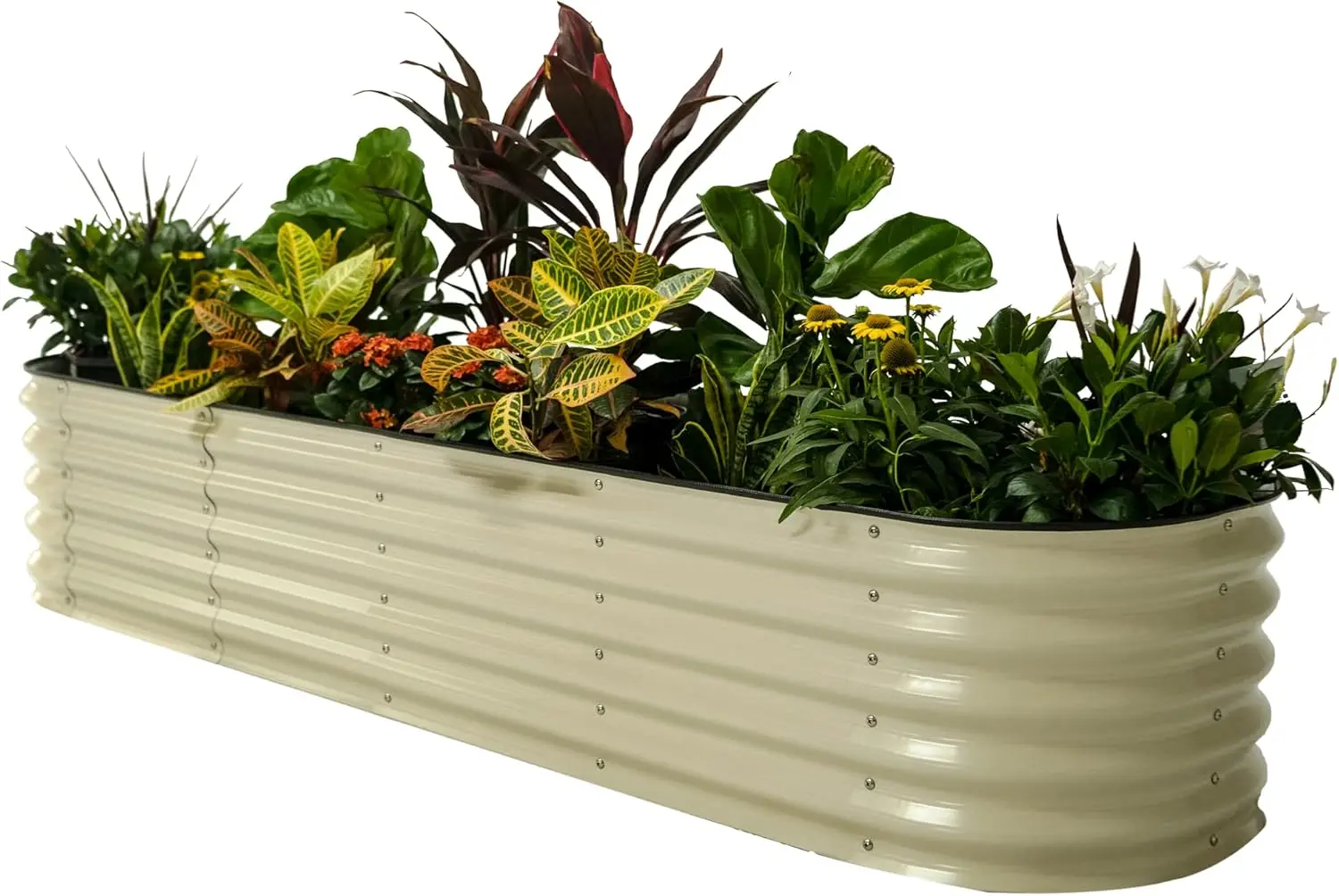 Raised Garden Bed Kits, 17" Tall 9 in 1 8ft X 2ft Metal Raised Planter ...