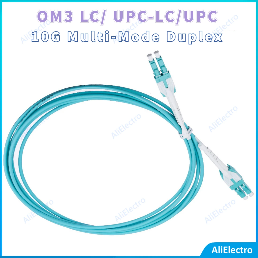 OM3 LC/ UPC LC/UPC Fiber Optic Cable 10G Multi Mode Duplex Fiber Optic ...