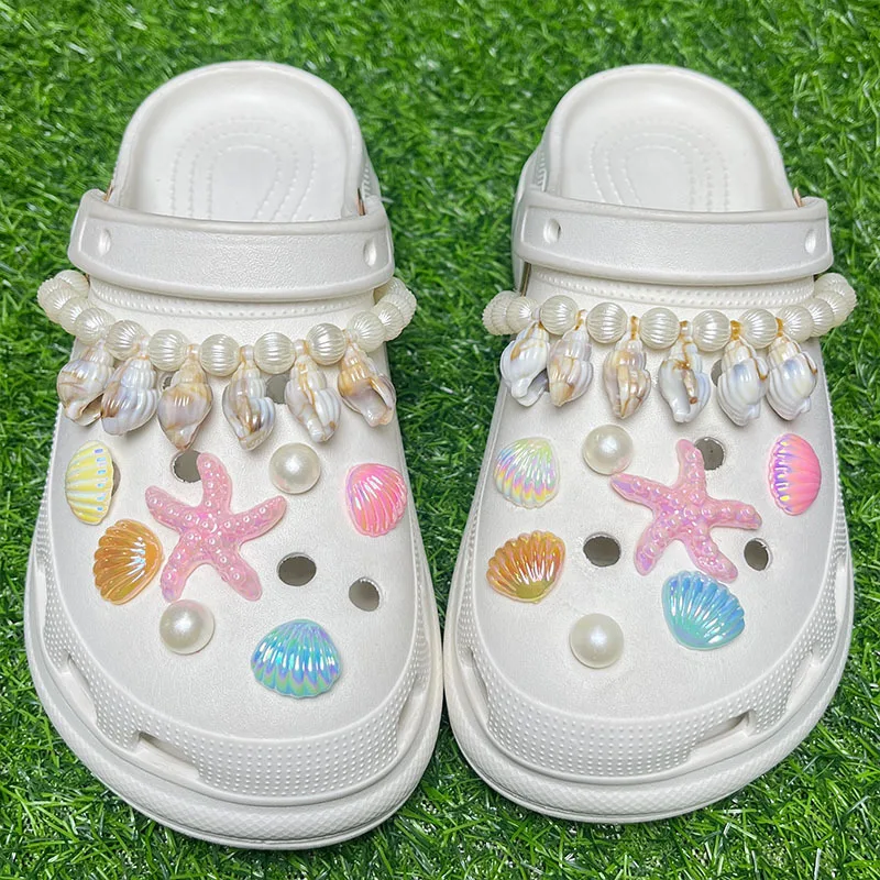 Shell-and-Starfish-Series-Charms-for-Crocs-Beautiful-Footwear ...